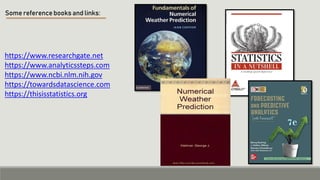 Application Of Statistics In Weather Forecasting | PPTX