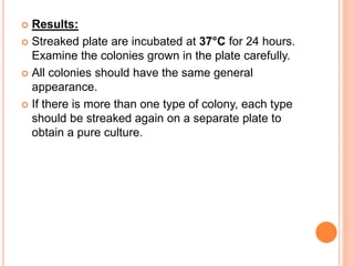 Application of streaking | PPTX