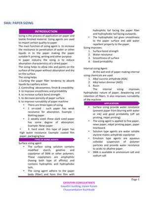 Application of styrene maleic anhydride copolymer | PDF