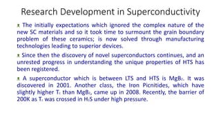 Application of superconductors | PPTX