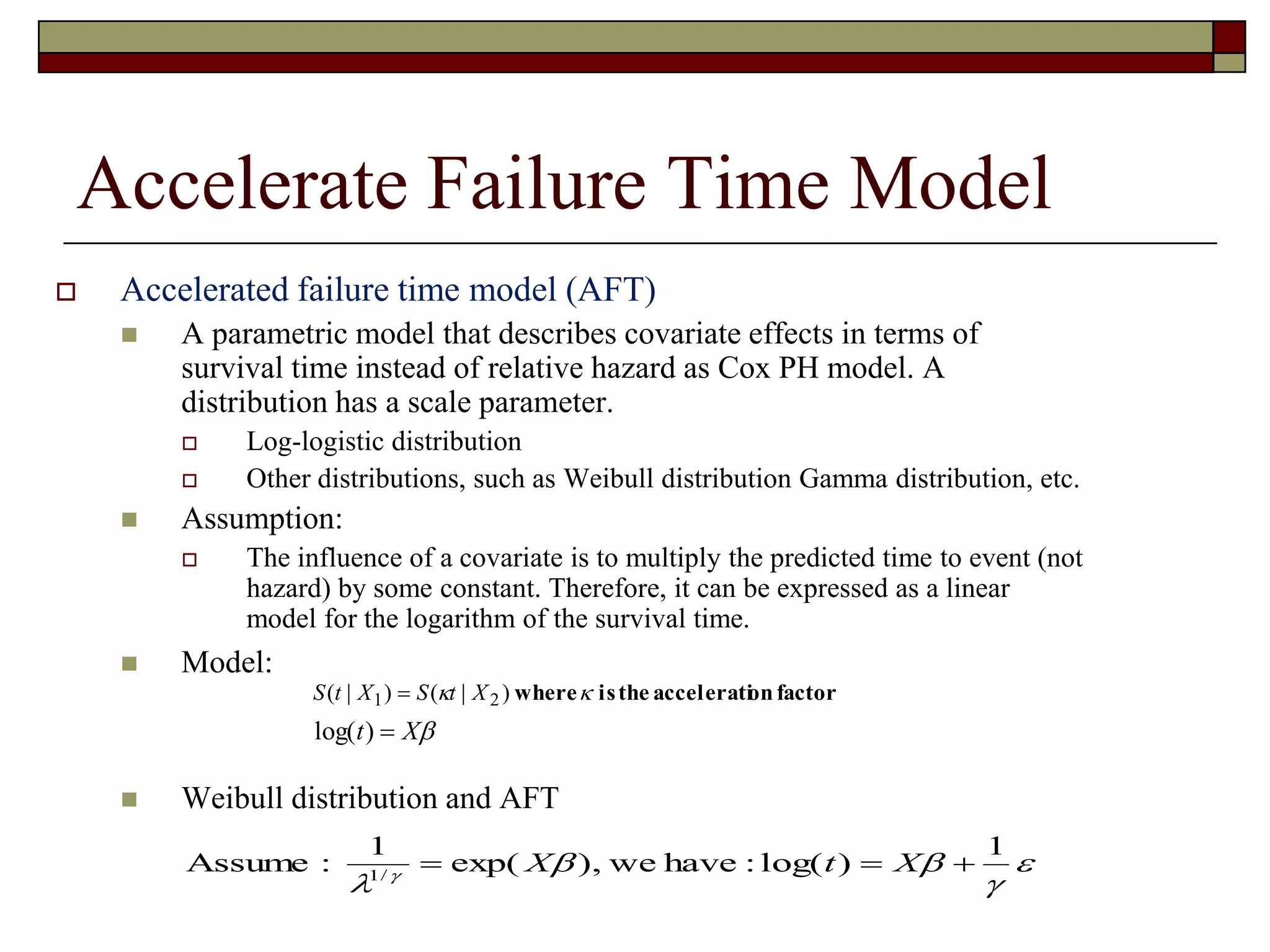 Application of survival data analysis introduction and discussion | PDF