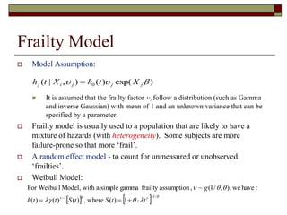 Application of survival data analysis introduction and discussion | PDF
