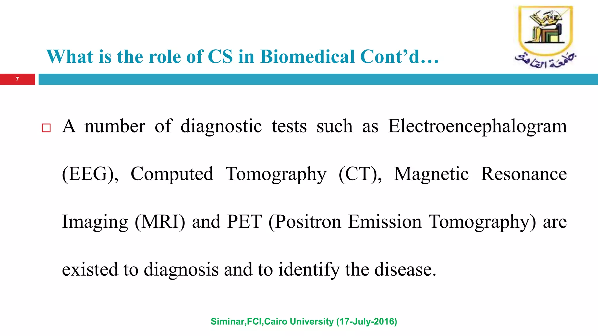 Application of swarm intelligence optimization in biomedical | PPTX