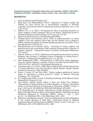 Application of taguchi method and anova in optimization of cutting | PDF