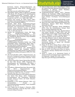 Application Of Technology In Teaching And Facilitating Of Islamic Education In 4ThIndustrial ...