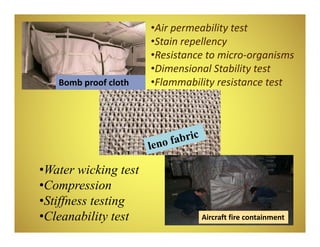 Application of textile on air | PPT