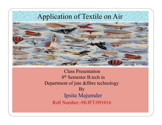 Application of textile on air | PDF