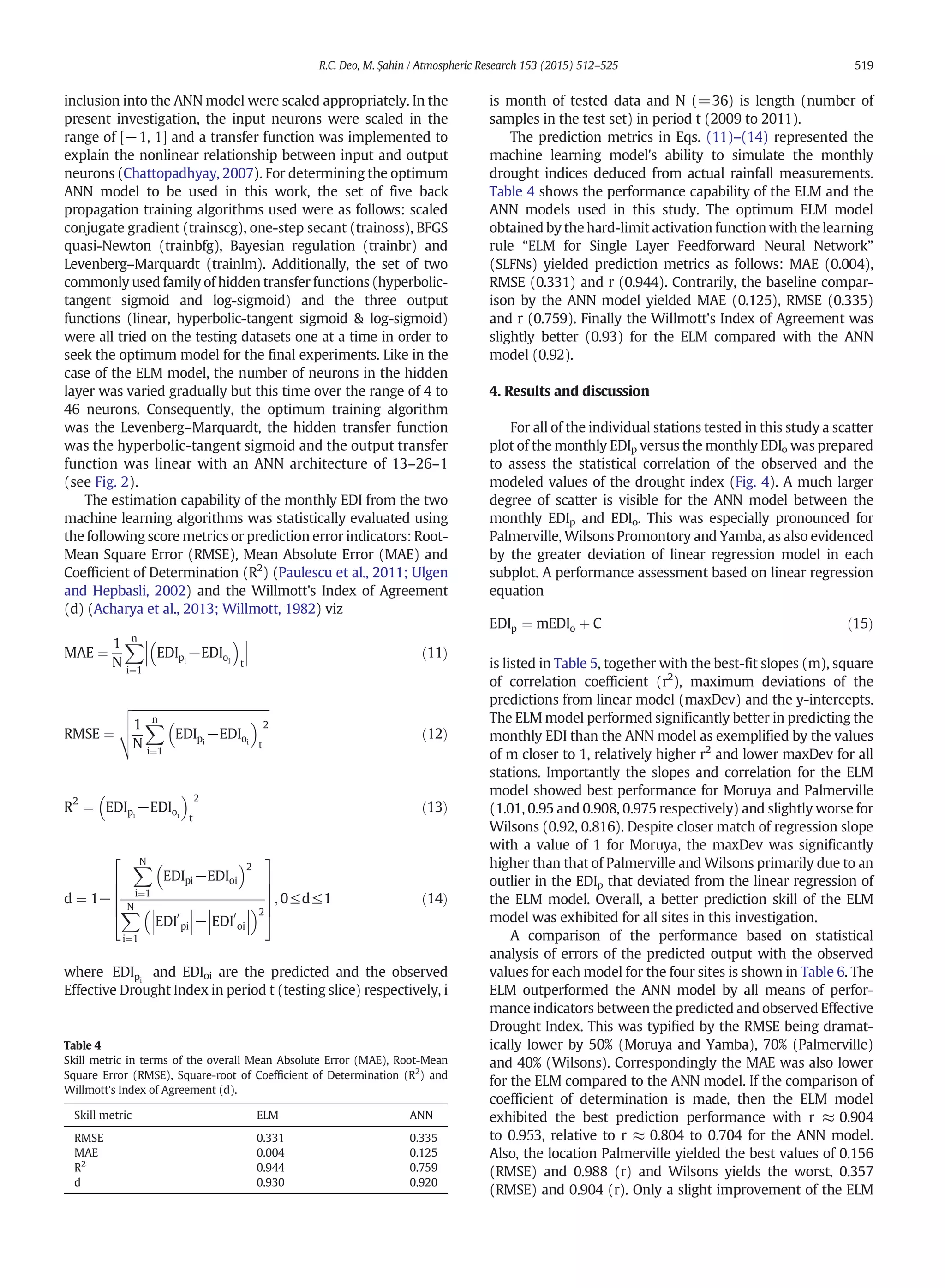 Application of the extreme learning machine algorithm for the | PDF | Weather | Science