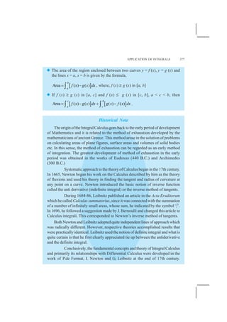 Application of the integral | PDF