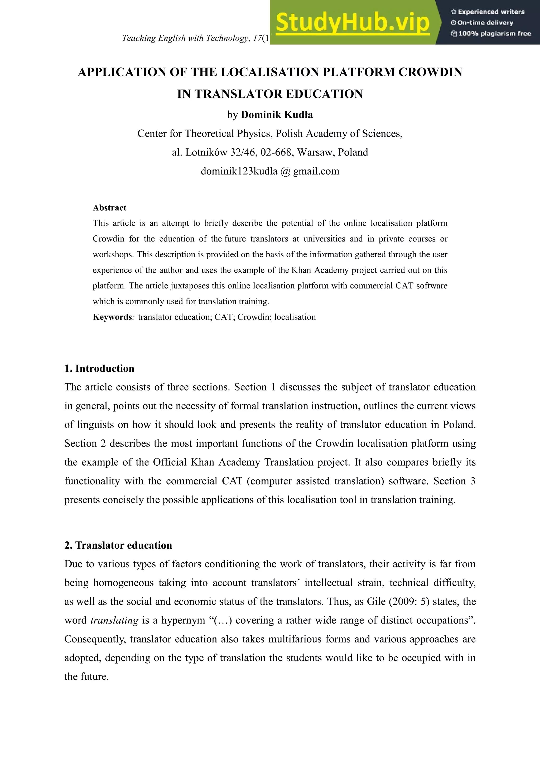 Application of the Localisation Platform Crowdin in Translator Education.pdf