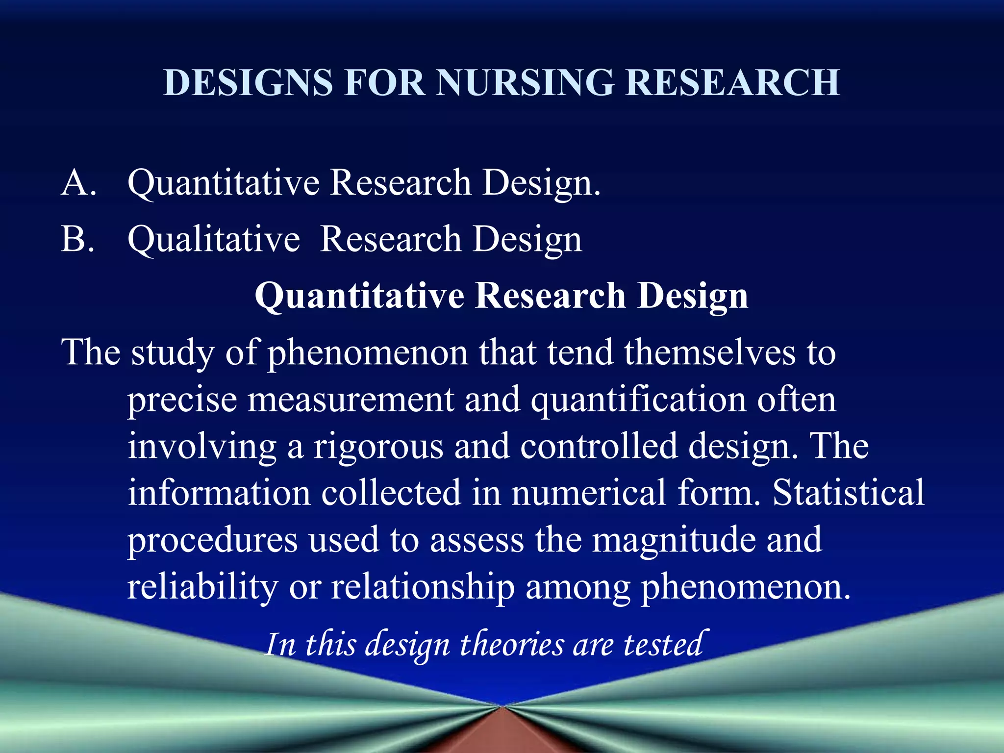 Application of theories in nursing resea5 rch | PPT