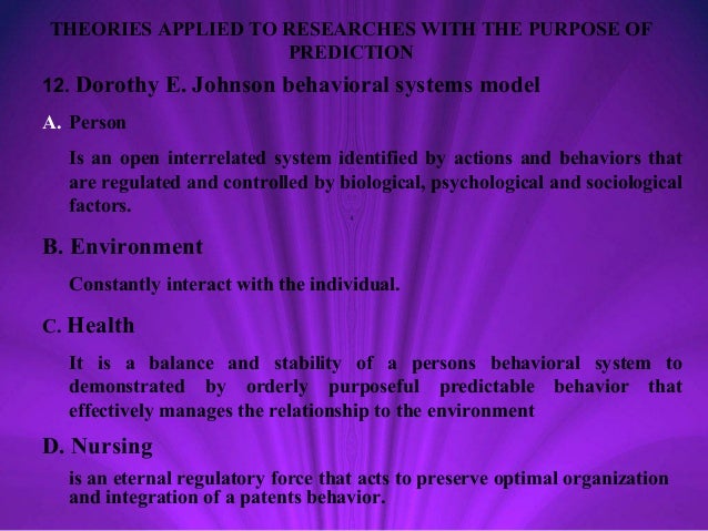 Application of theories in nursing resea5 rch
