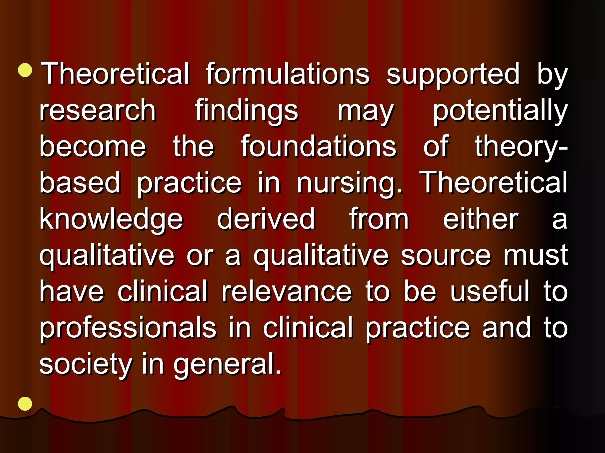 Application of theories in research | PPT