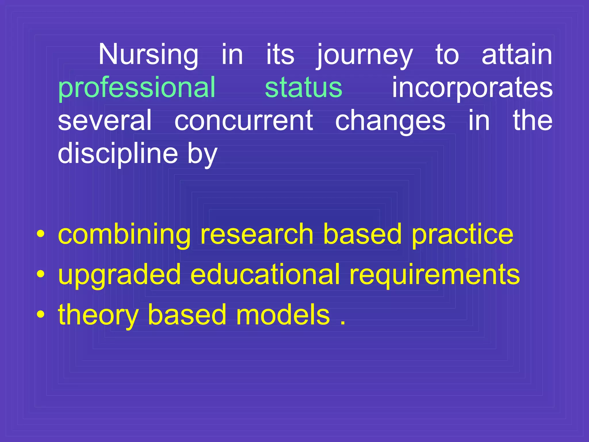 Application of theory to nursing practice | PPT