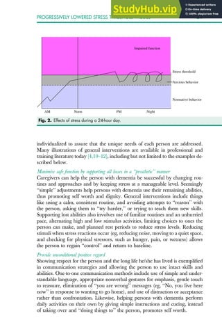 Application Of The Progressively Lowered Stress Threshold Model Across ...