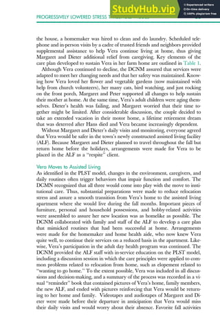 Application Of The Progressively Lowered Stress Threshold Model Across ...
