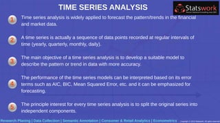 Application of time series analysis in financial economics | PPTX