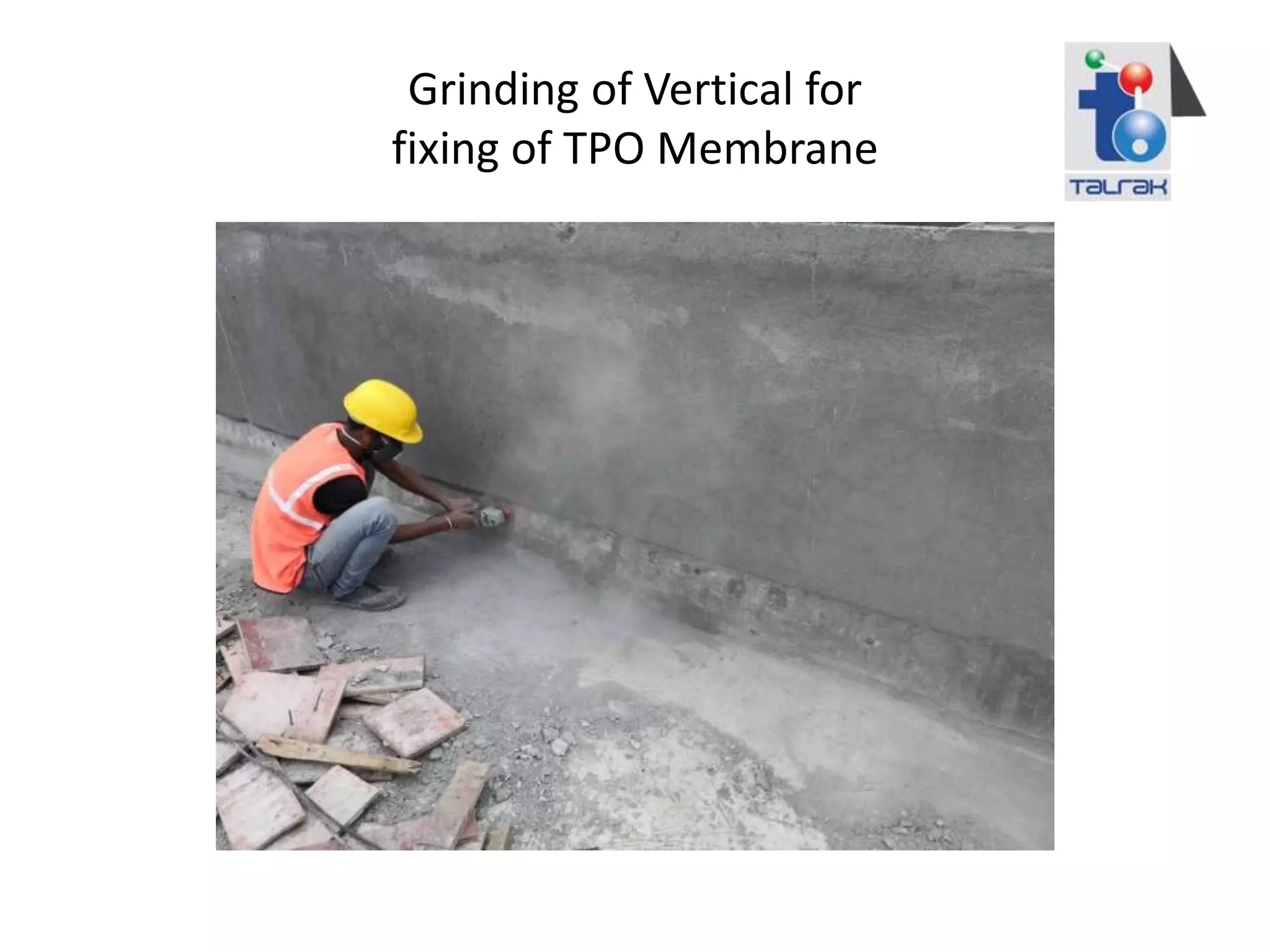 Application of tpo membrane on the terrace of north gate phase ii | PPT