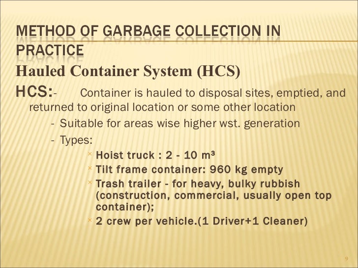 Application of tracking and gis in solid waste management
