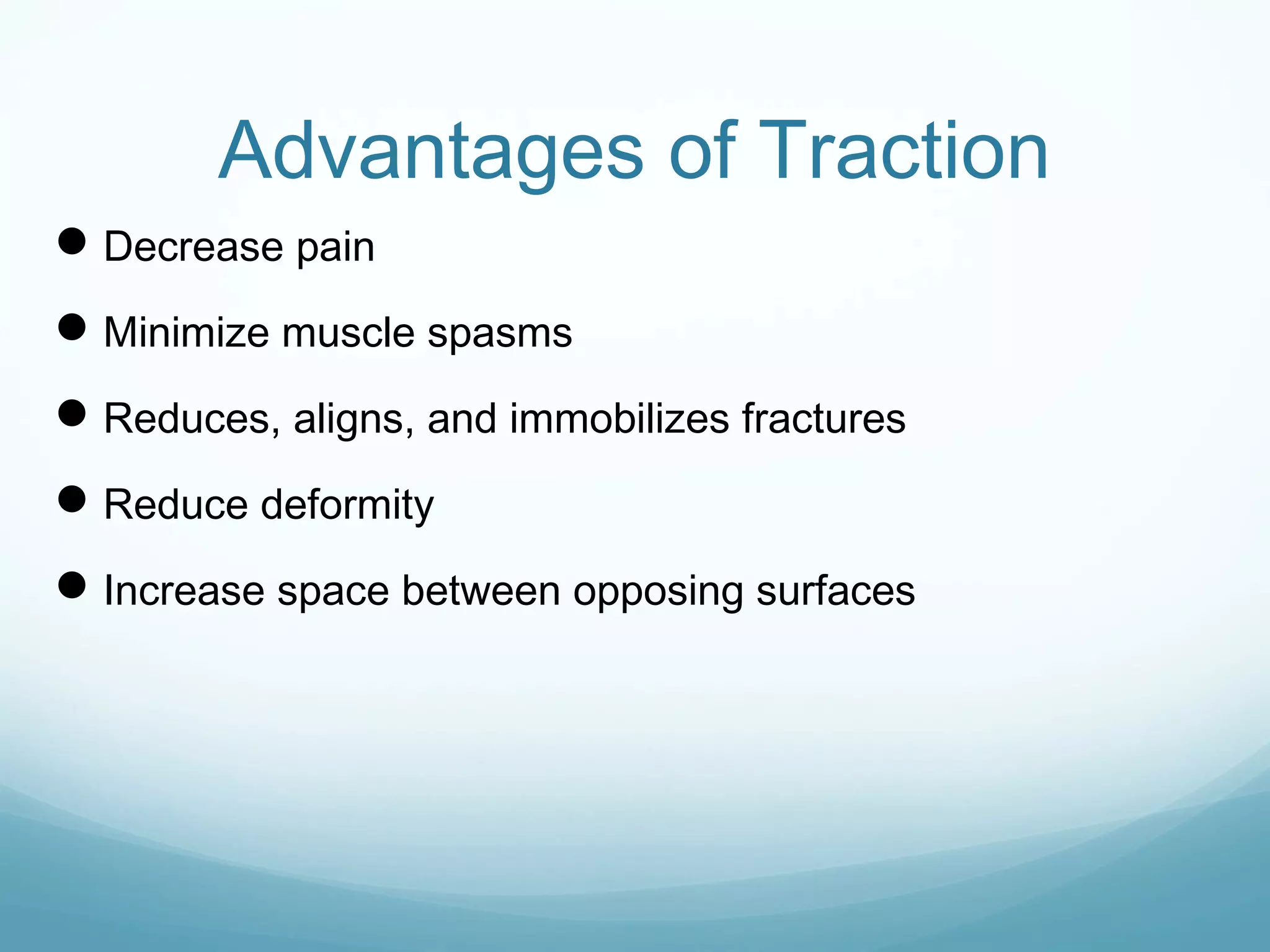 Application of traction in orthopaedics | PPT