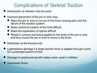 Application of traction in orthopaedics | PPT