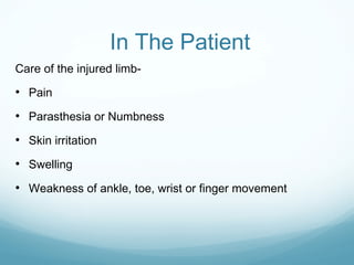 Application of traction in orthopaedics | PPT