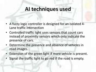 Application of traffic light | PPTX