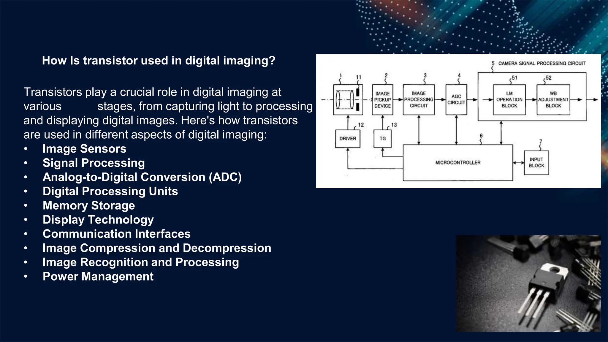 application of transistor in digital imaging.pptx