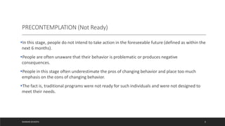 Application of transtheoritical model in research design | PPT