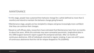Application of transtheoritical model in research design | PPT