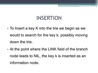 Application of tries | PPTX