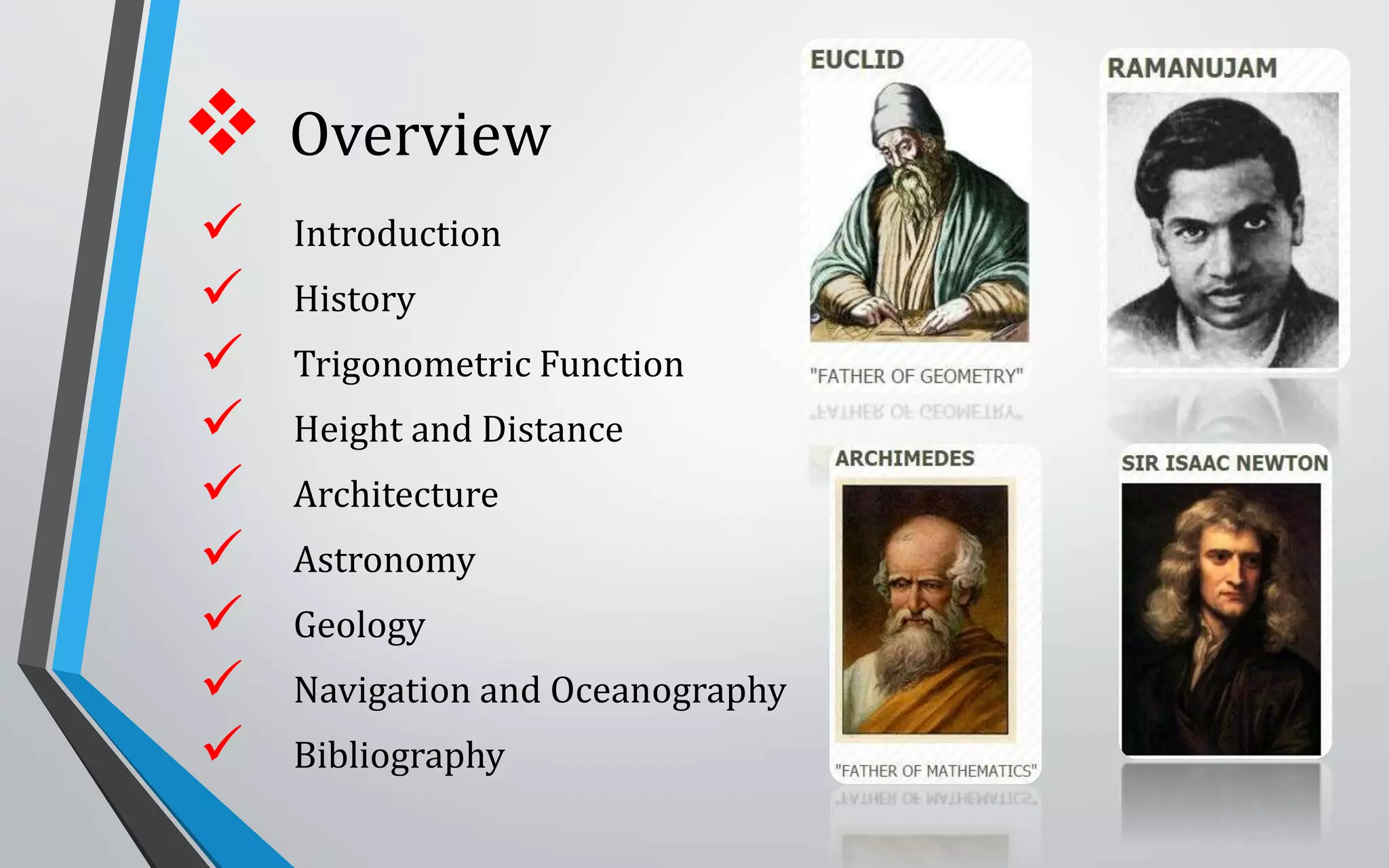 Applications Of Trignometry Pptx Geology Science