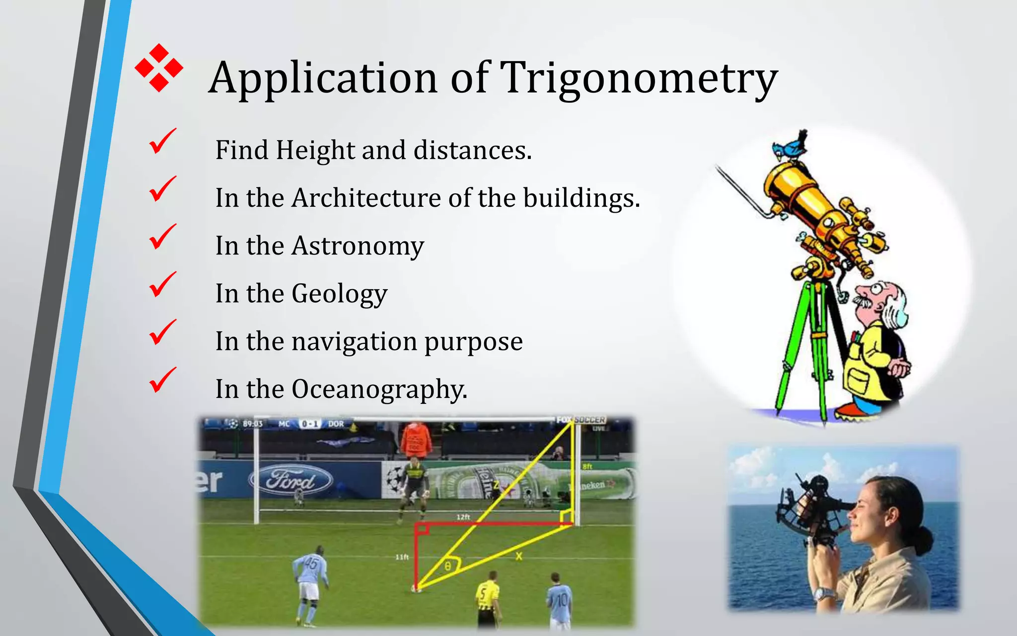 Applications Of Trignometry Pptx Geology Science