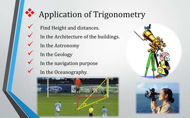 Applications Of Trignometry Pptx Geology Science