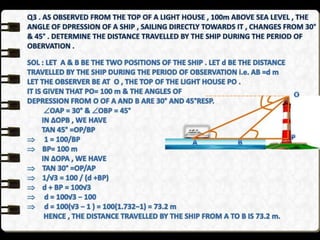 Application of trigonometry | PPTX