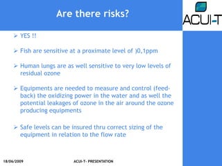 Application of UV And Ozone in Recirculation Systems | PPT