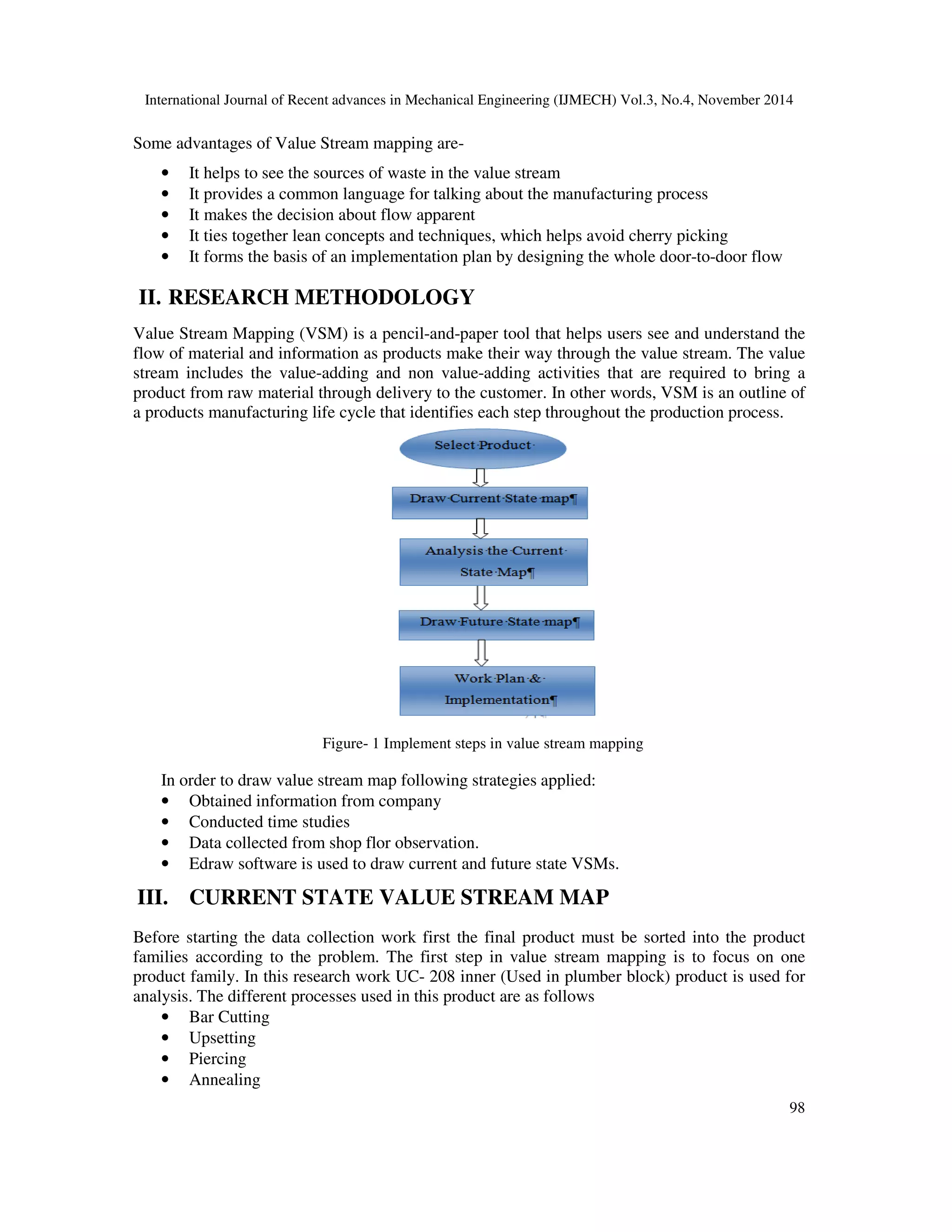 Application of value stream mapping tool to reduce wastes in bearing ...