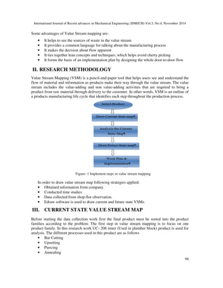 Application of value stream mapping tool to reduce wastes in bearing ...