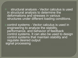 AAPPLICATION OF VECTOR CALCULUS (1).pptx | Physics | Science