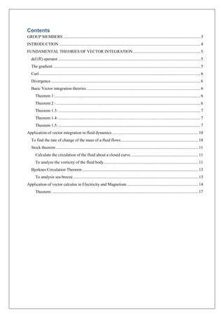 Application of vector integration | DOCX
