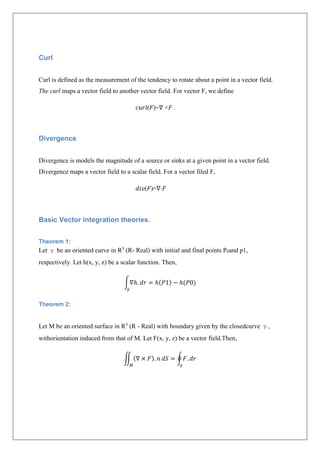 Application of vector integration | DOCX
