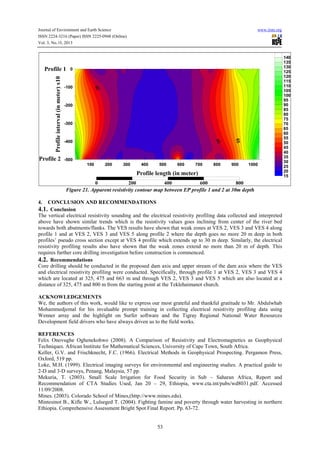 Application of vertical electrical sounding and horizontal profiling ...