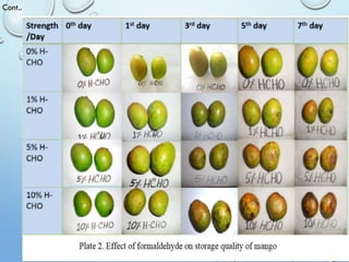 Application of volatile aldehydes for enhancement of storage life of ...