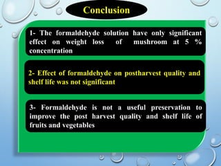 Application of volatile aldehydes for enhancement of storage life of ...