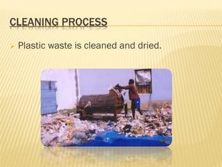 Application of waste plastics in construction of roads | PPT