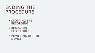 Application of YSECG - V3V and how an ecg equipment work | PPT