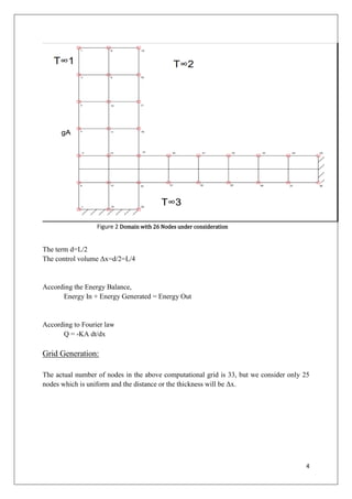 FINITE DIFFERENCE METHOD FOR 2D- HEAT TRANSFER | PDF