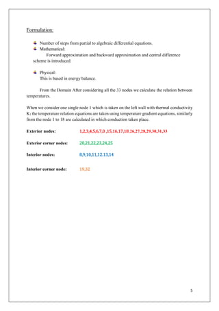 FINITE DIFFERENCE METHOD FOR 2D- HEAT TRANSFER | PDF