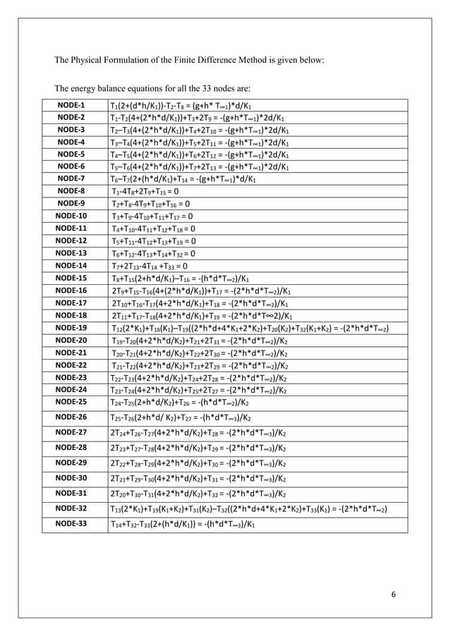 Finite Difference Method For 2d Heat Transfer Pdf