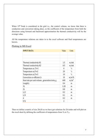 FINITE DIFFERENCE METHOD FOR 2D- HEAT TRANSFER | PDF
